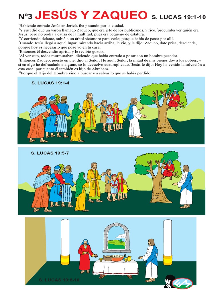 03 Jesús y Zaqueo | PDF | Contenido del Nuevo Testamento
