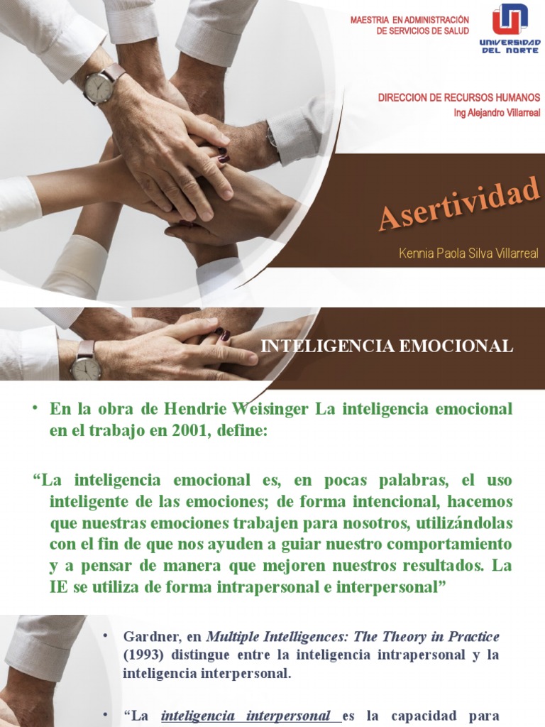 ASERTIVIDAD | PDF | Inteligencia | Las emociones