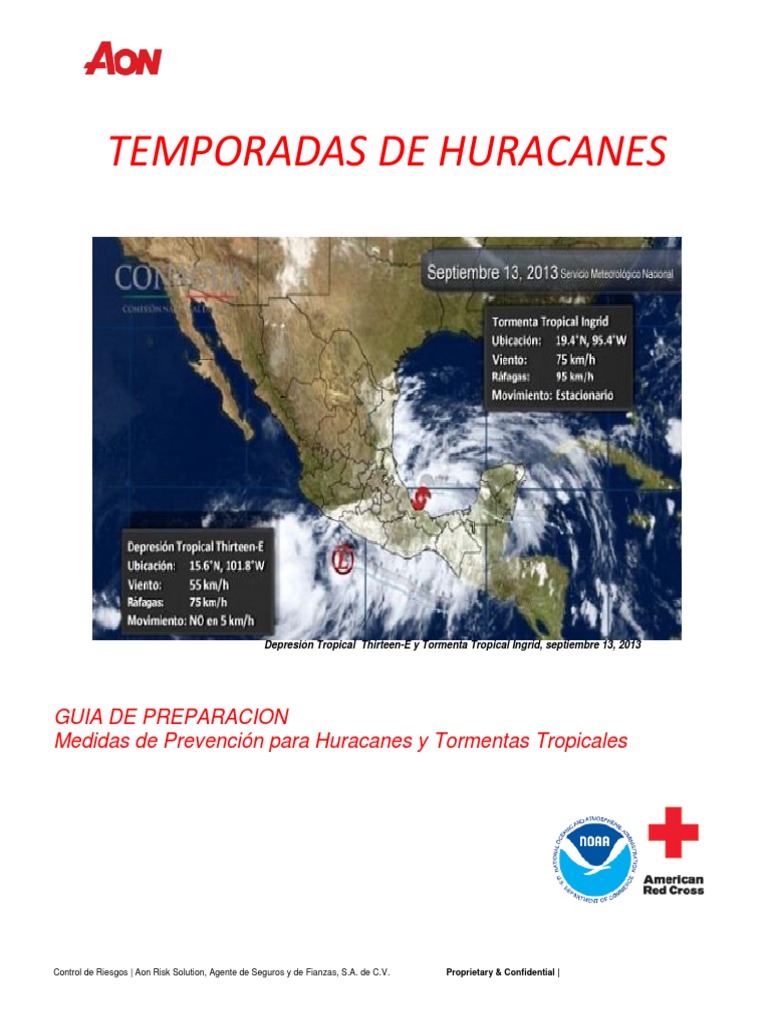 2014-05-07-Medidas de Prevención para Huracanes y Tormentas Tropicales - V2 | PDF | Ciclones ...