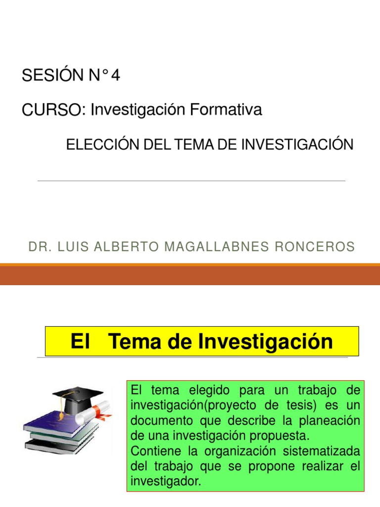 Sesión #4 CURSO: Investigación Formativa | PDF | Conocimiento | Ciencia cognitiva