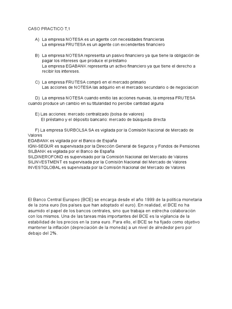 Caso Practico t.1 | PDF