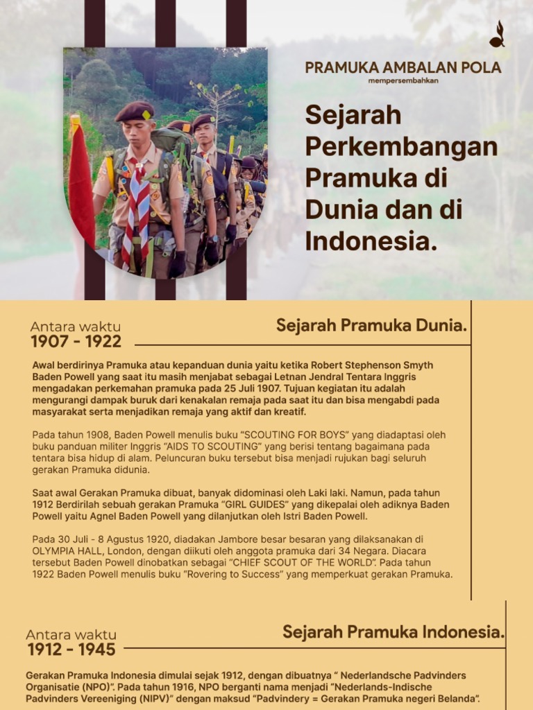 Sejarah Pramuka | PDF