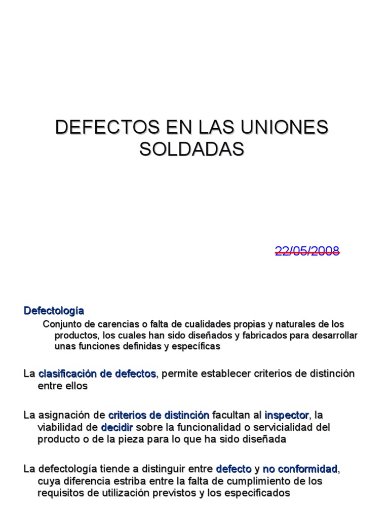 Insgenieria de Soldadura - Defectos | PDF | Soldadura | Construcción