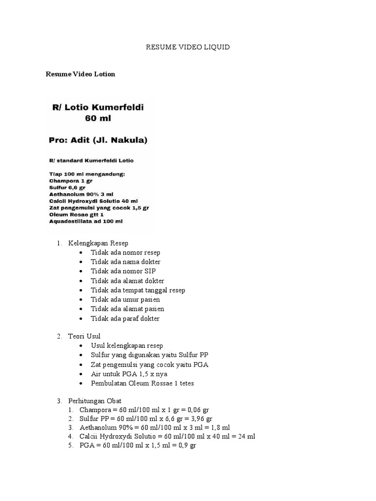 Eka Wulan Galuh Pratiwi - Resume Video Liquid | PDF