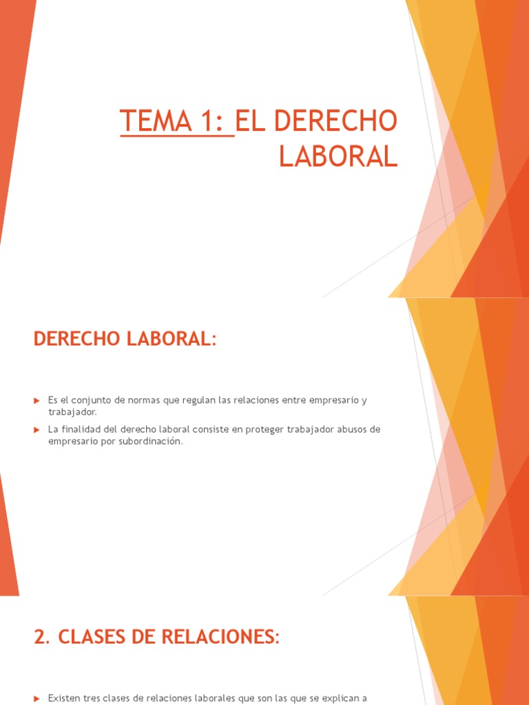 Tema 1 Fol | PDF | Derecho laboral | Acuerdo colectivo
