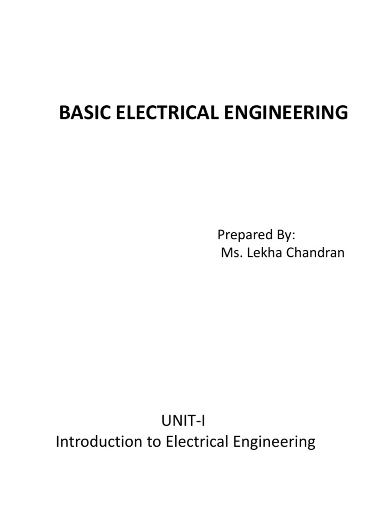 Bee PPT-1 | PDF | Capacitor | Electrical Network