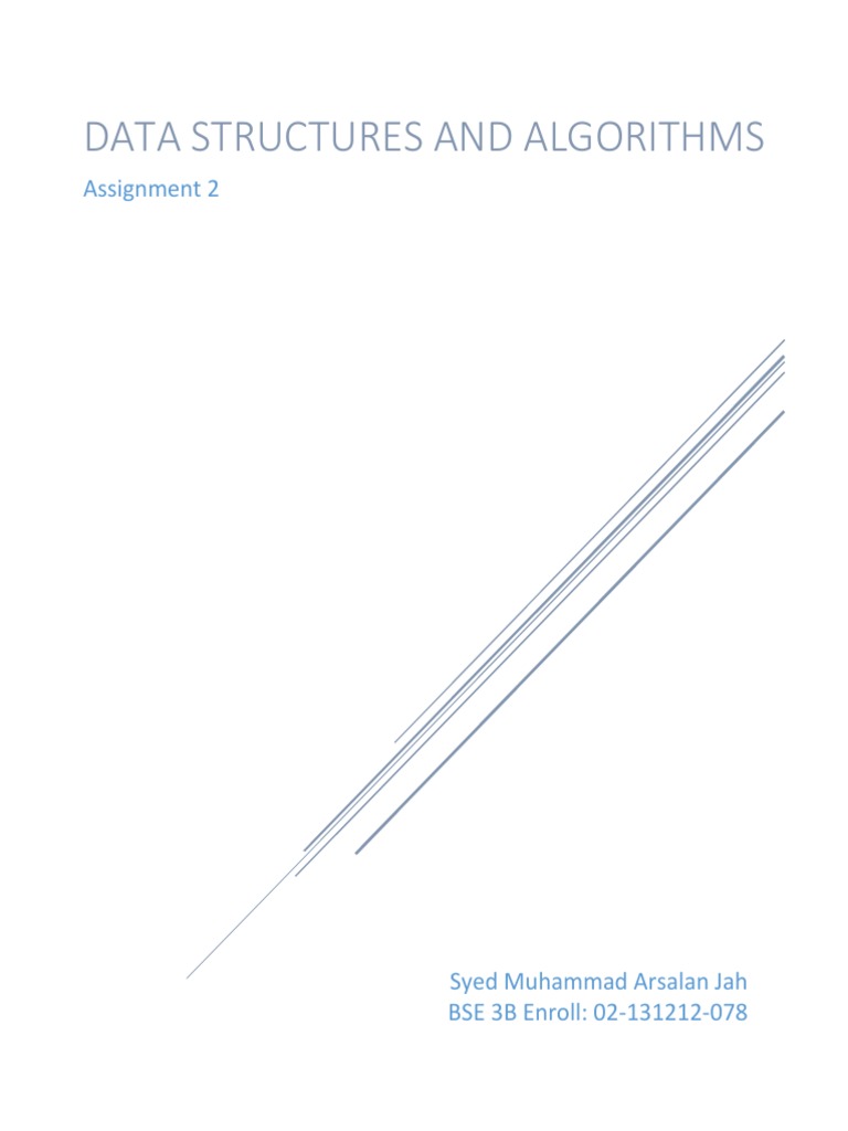 DSA Assignment 2 | PDF