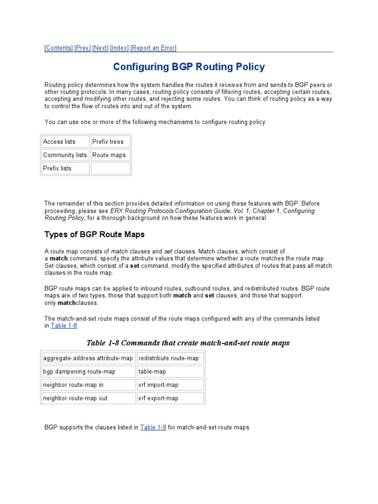 Configuring BGP | PDF | Router (Computing) | Routing