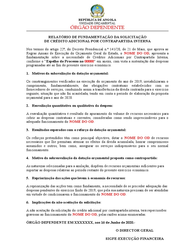 ContraPartida Interna 2020 | PDF | Orçamento | Economia