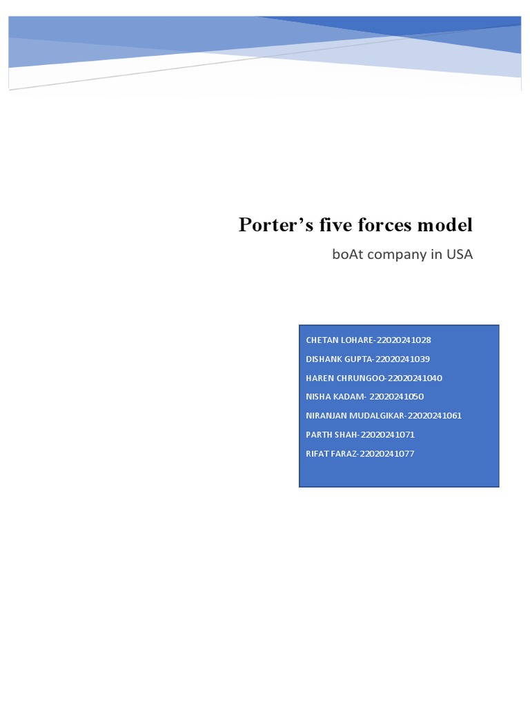 Porter | PDF | Brand | Competition