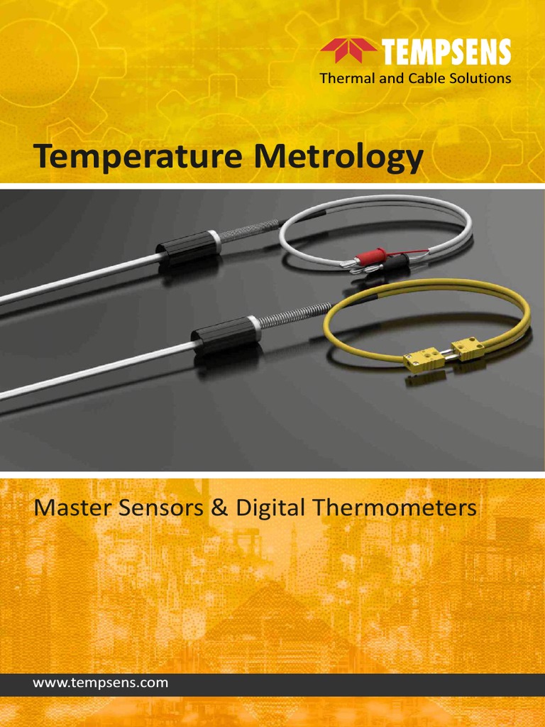 Thermal Metrology Master Sensors & Digital Thermometers | PDF ...