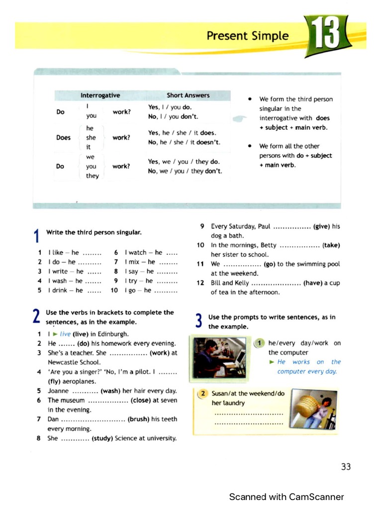 Present Simple | PDF