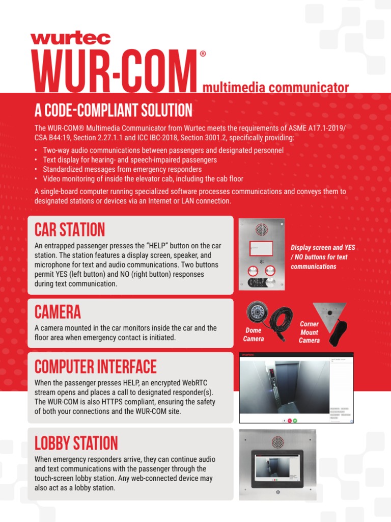Brochure WUR-COM | PDF | Elevator | Video