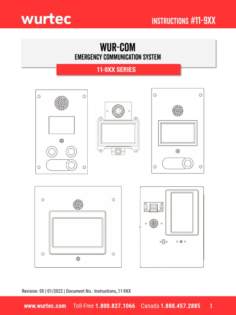 Instructions WUR-COM | PDF | Screw | Electrical Connector
