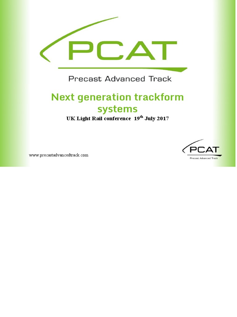 PCAT Prefabplate UK | PDF | Rail Transport | Concrete