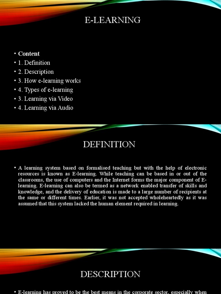 E Learning Download Free Pdf Educational Technology Learning