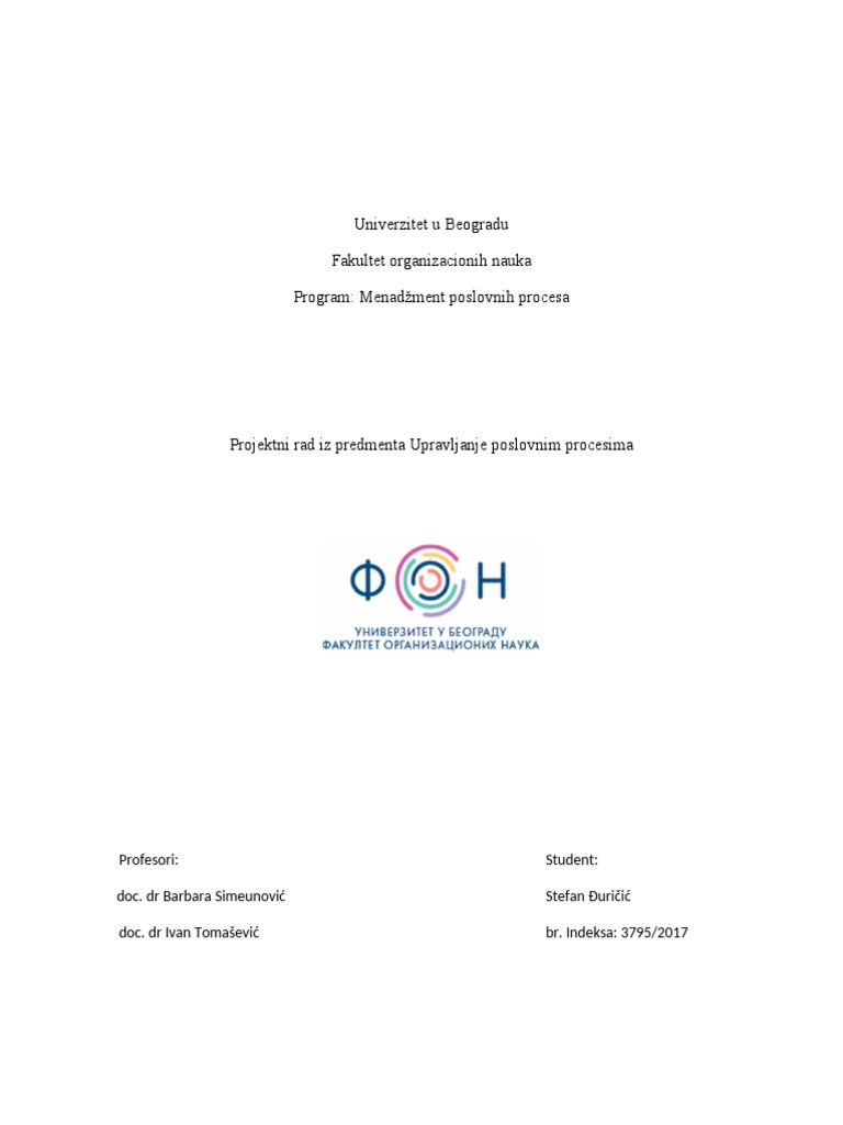 Flajer Za Prezentaciju Master Programa IMI | PDF