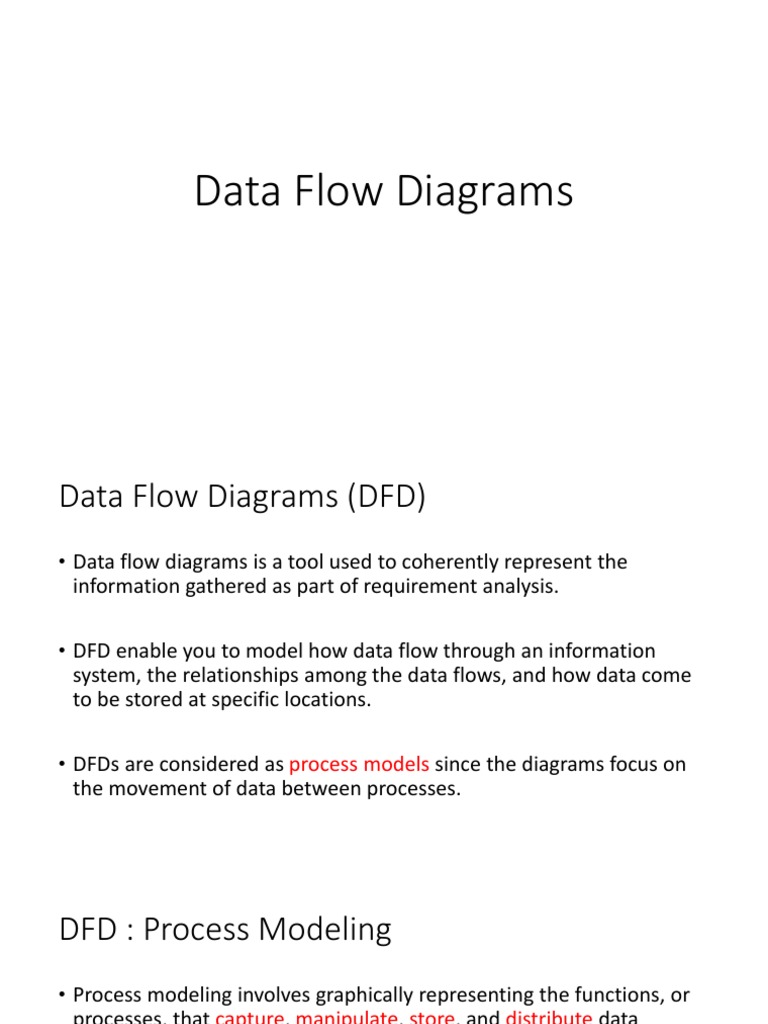 Introduction To Data Flow Diagrams | PDF | Computing | Information Technology Management