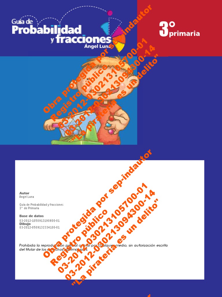 Probabilidad y Fracciones 3 Primaria | PDF | División (Matemáticas ...