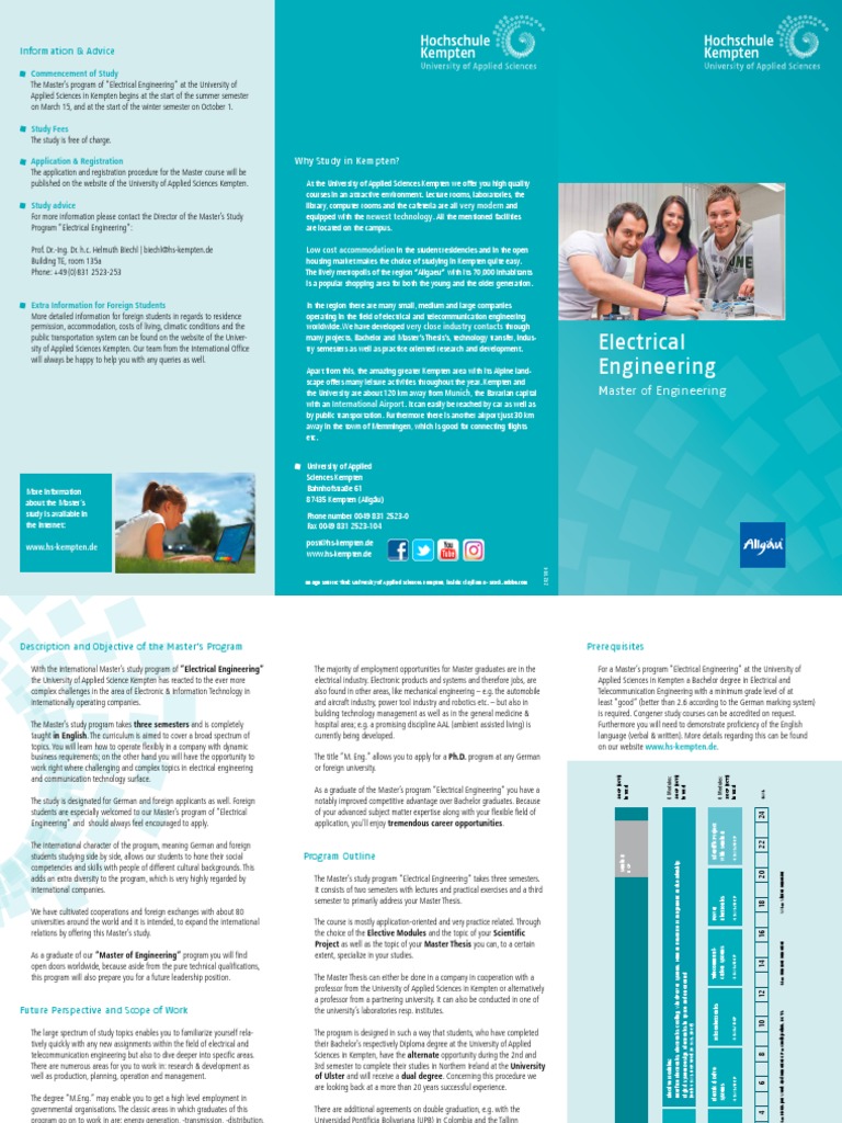 Ma Ee Flyer Electrical Engineering en Web | PDF | Cost Of Living ...