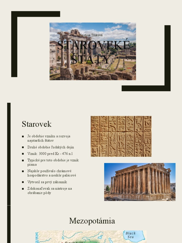 Prezentácia Starovek | PDF