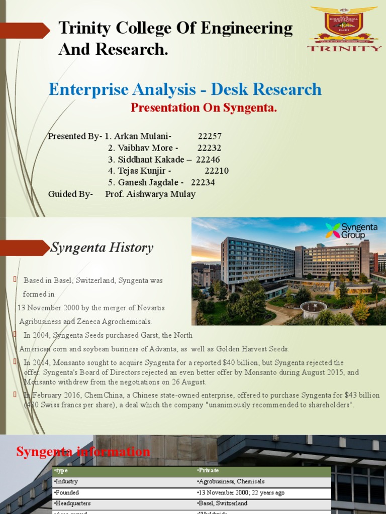 Syngenta | PDF | Agriculture