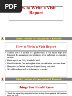 Industrial Visit Report Template | PDF | Factory | Packaging And Labeling