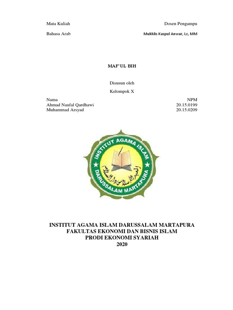 Kelompok 10 Maf Ul Bih | PDF