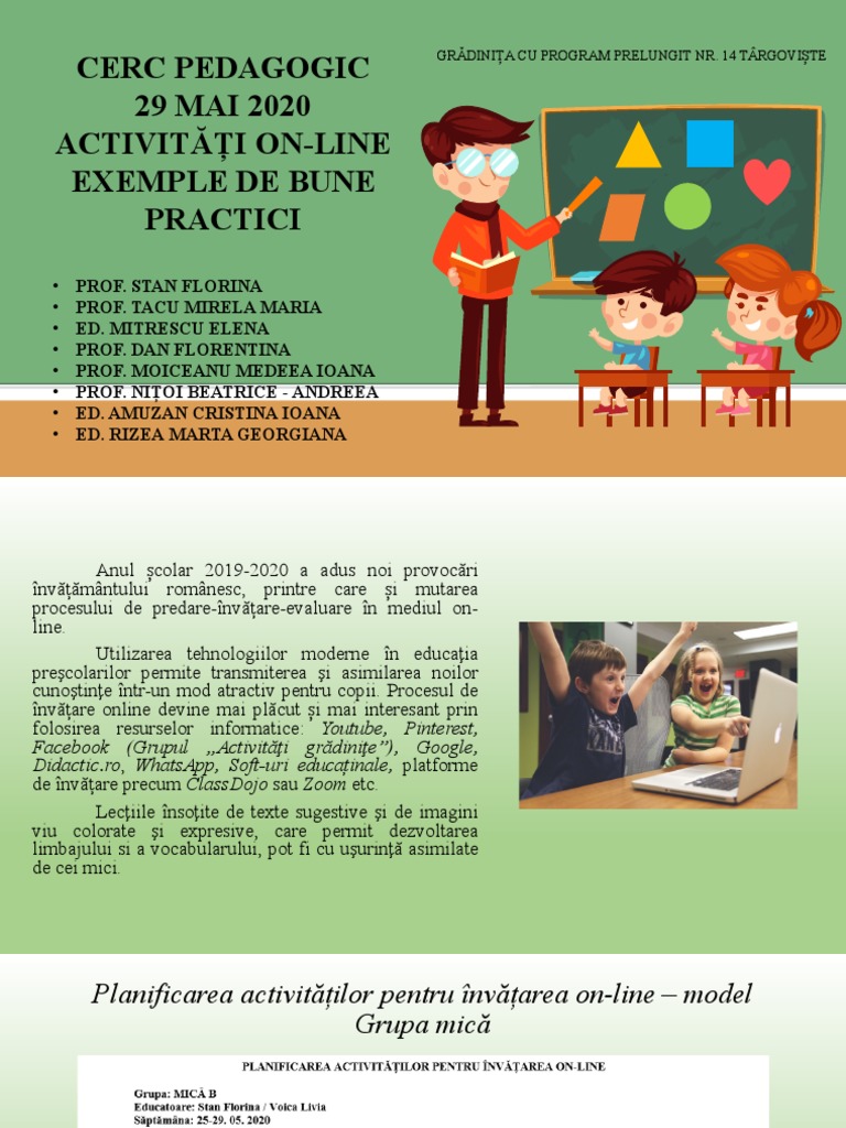 Cerc Pedagogic Gradi 14 - 2 | PDF