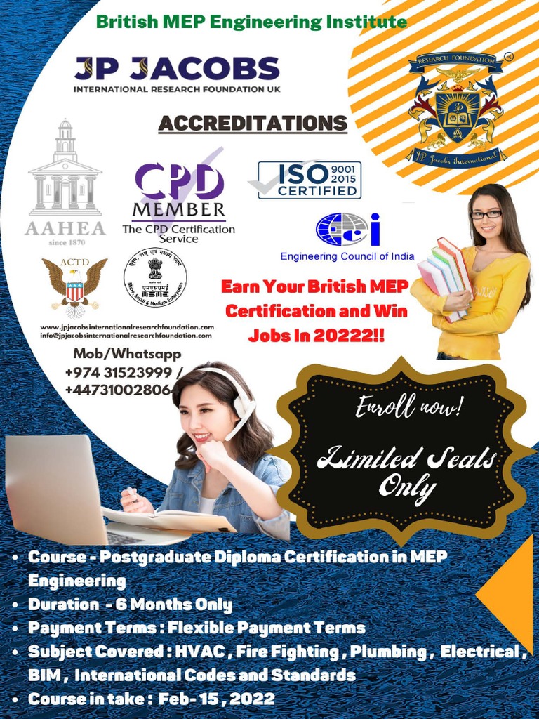 Postgraduate Certificate MEP Cources PGC | PDF | Firefighting | Fires