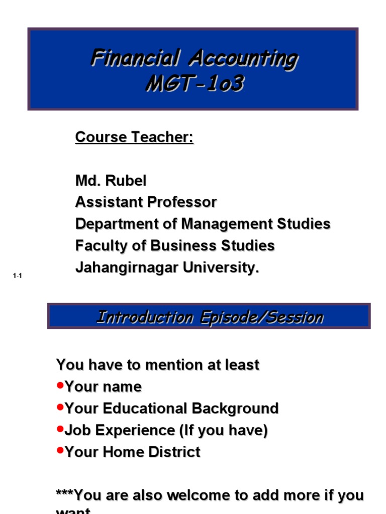 Accounting Principles Chapter-1 | PDF | Equity (Finance) | Expense