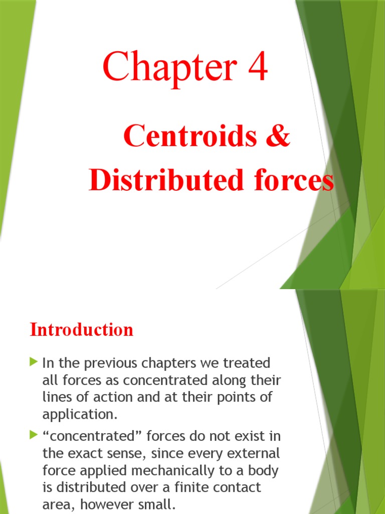 Engineering Mechanics: Centroids & Forces | PDF | Center Of Mass | Beam ...