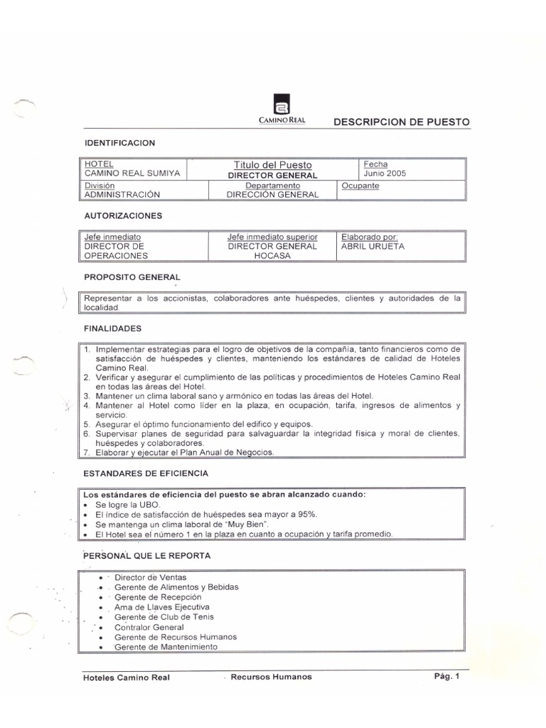 Dirección General | PDF