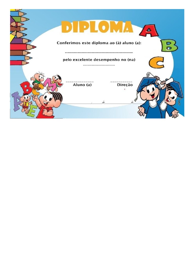 Diploma Infantil 1 | PDF