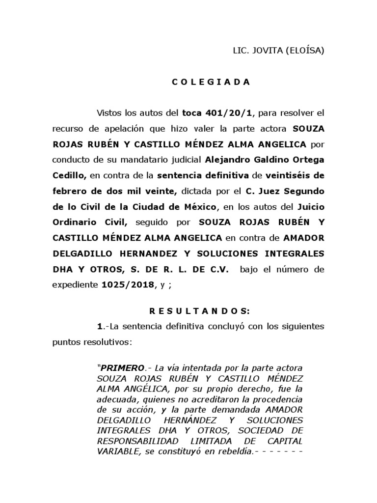 401-20-1 Ord - Civil Daños y Perjuicios No Procede | PDF | Caso de ley ...
