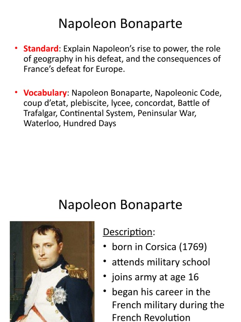 Napoleon Bonaparte | PDF | Napoleon | First French Empire