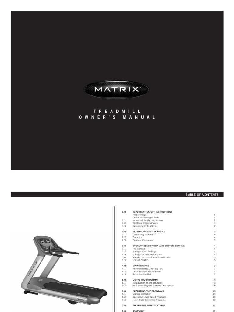 Matrix t4 t5x Owners Manual | PDF | Ac Power Plugs And Sockets | Heart Rate