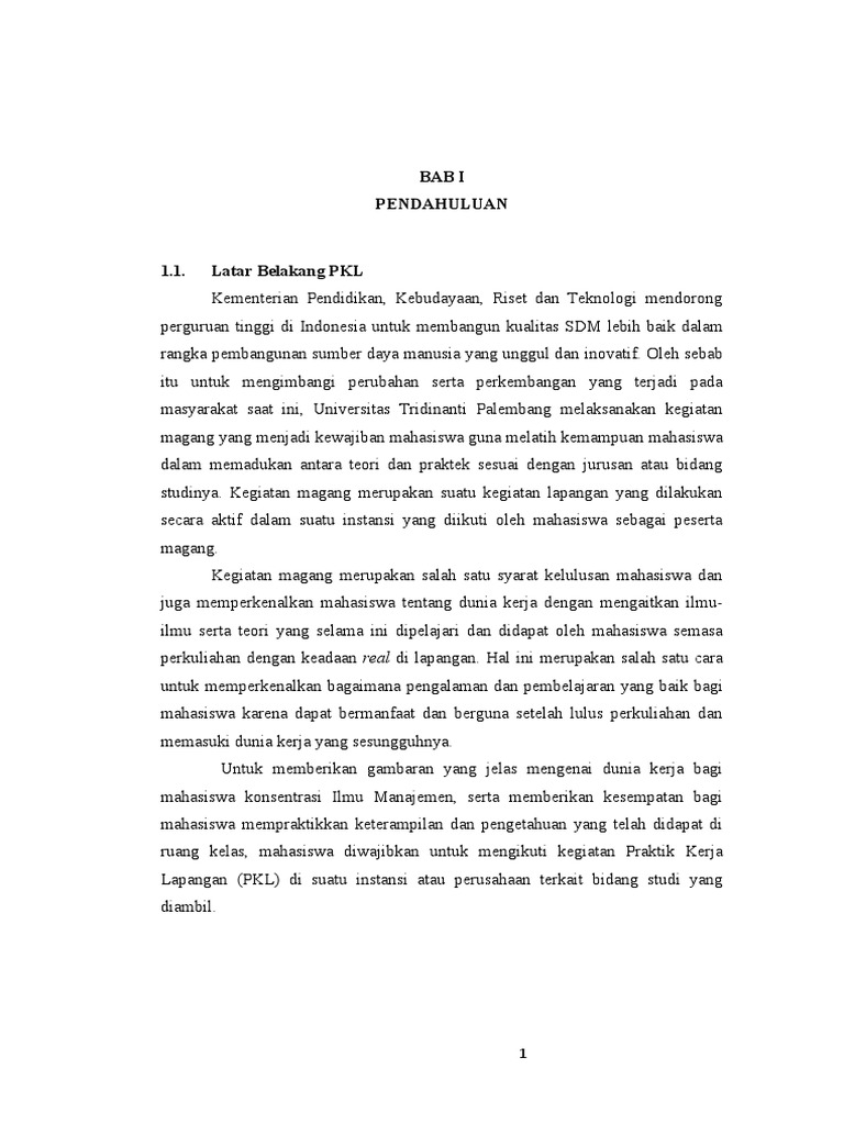 Laporan Magang Fix | PDF