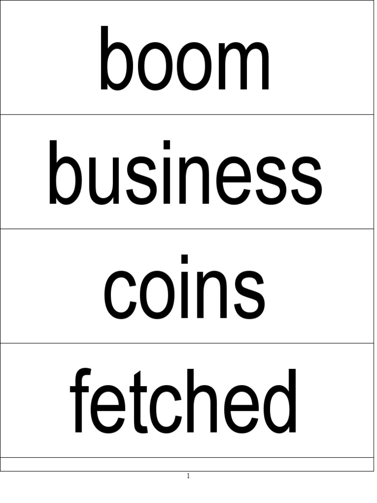 Unit 1 Vocabulary Words Cards | PDF