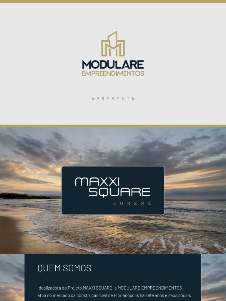 Modulare Apresentacao Maxxi Square MASTER 2022-04-11 Compactado | PDF