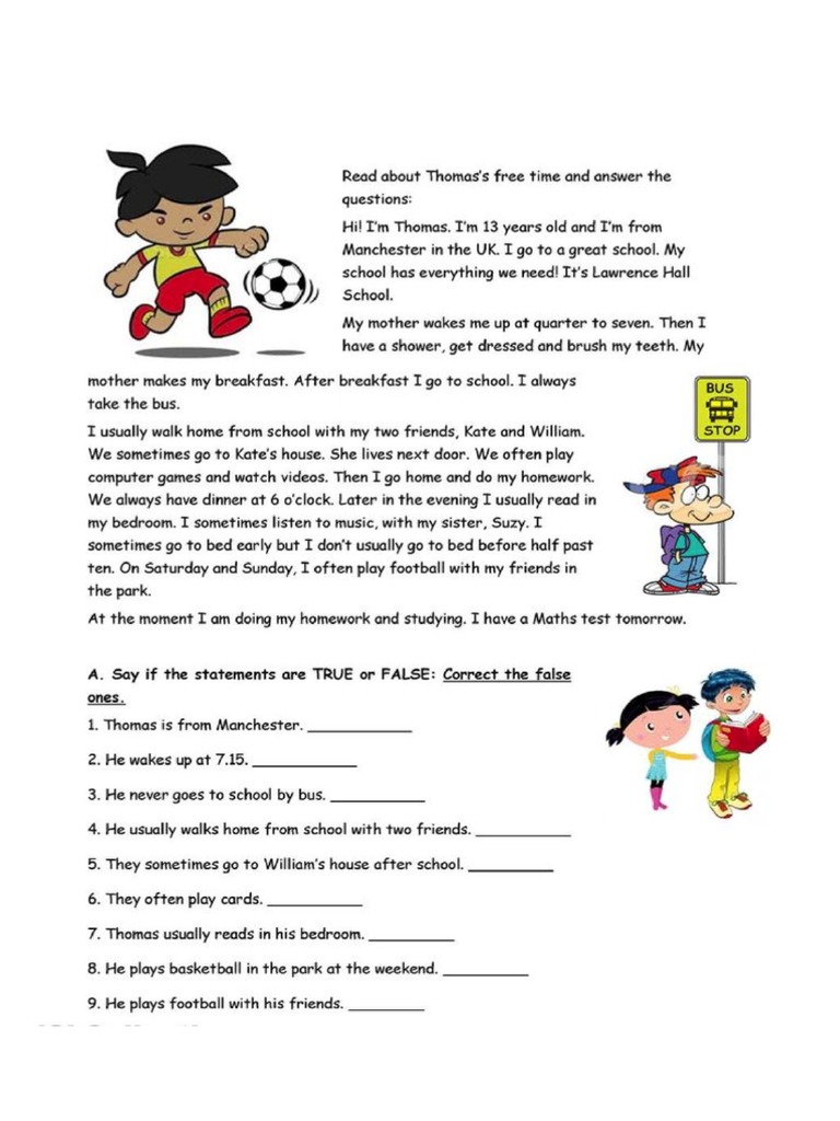 Reading 6º Primary | PDF