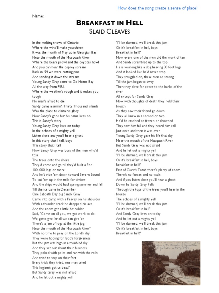 Breakfast in Hell - Slaid Cleaves | PDF | Travel