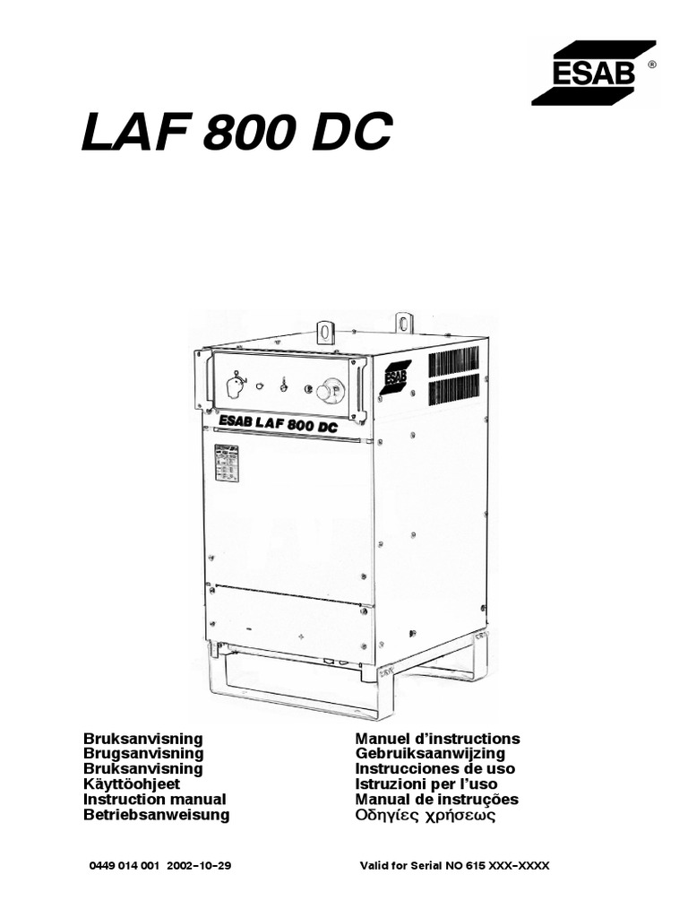LAF 800 DC Diagram1 | PDF