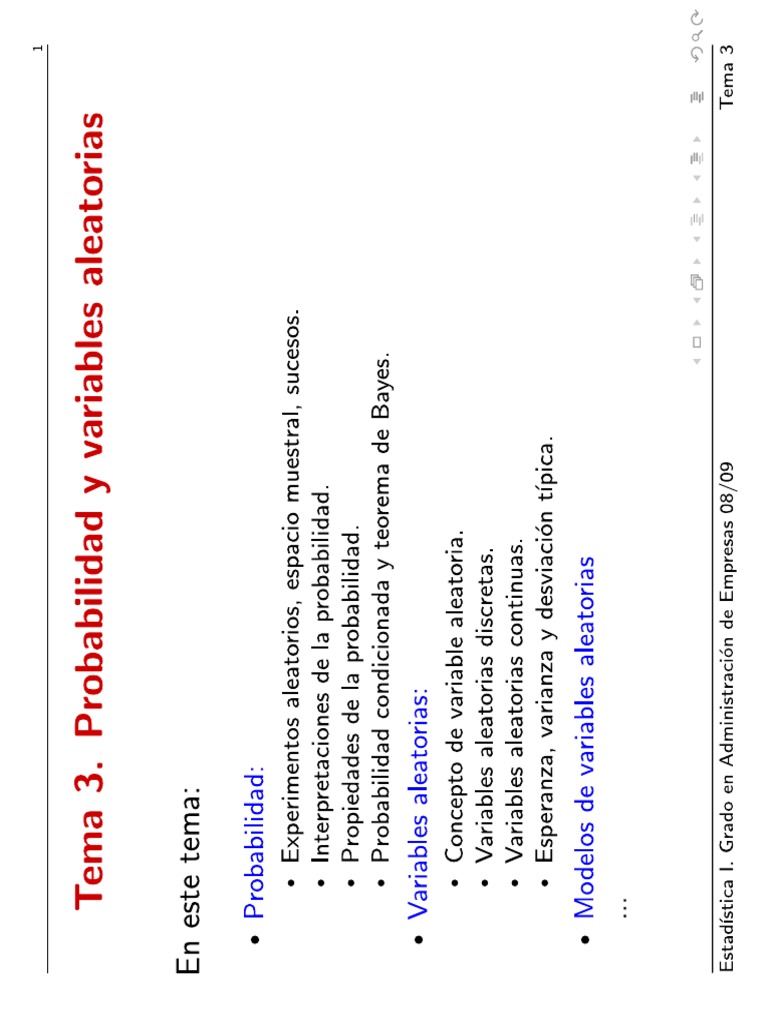 Probabilidad y Variable Aleatoria | PDF Probabilidad y Variable Aleatoria | PDF