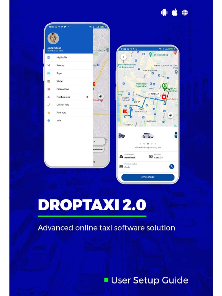Droptaxi Documentation202 | PDF | Ios | Android (Operating System)