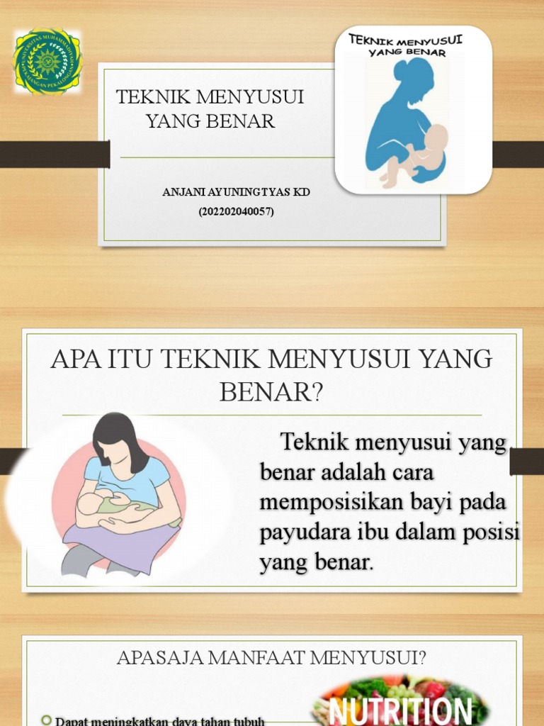 Menyusui Bayi Yang Benar (Anjani Ayuningtyas) | PDF