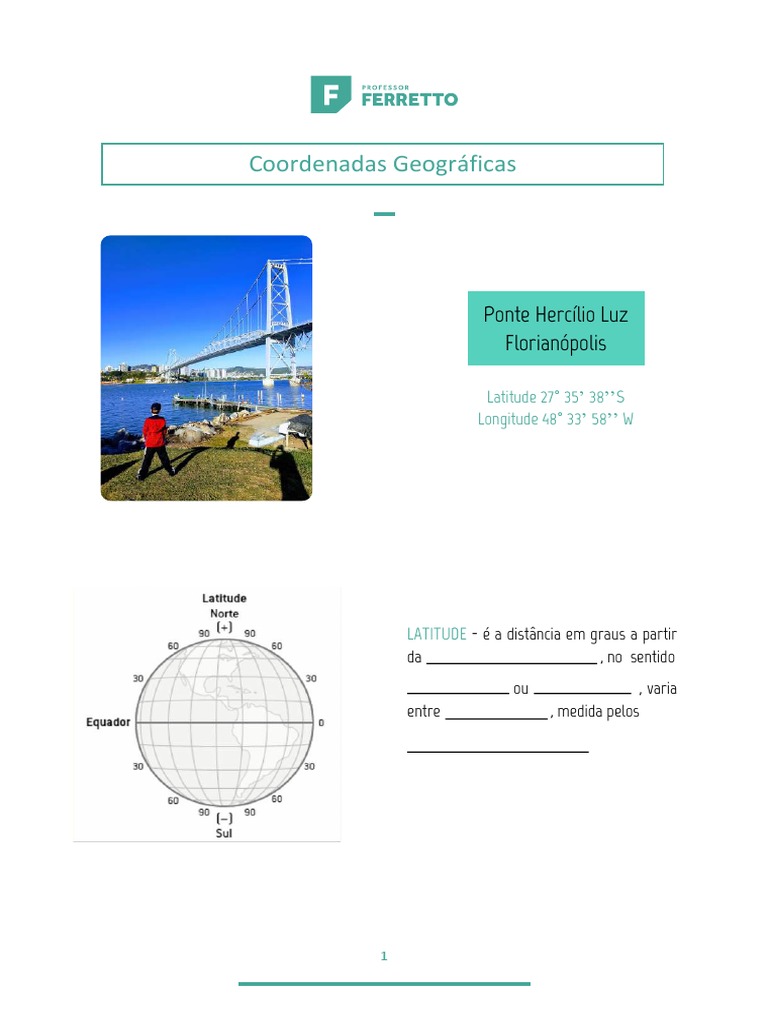 Coordenadas Geogra Ficas | PDF