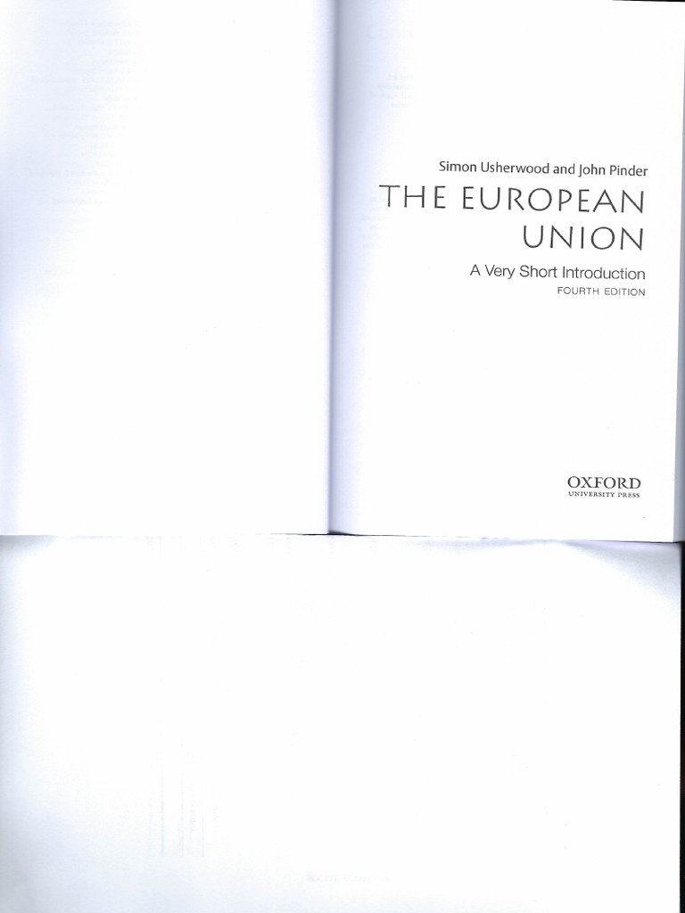 Usherwood and Pindar - The European Union | PDF