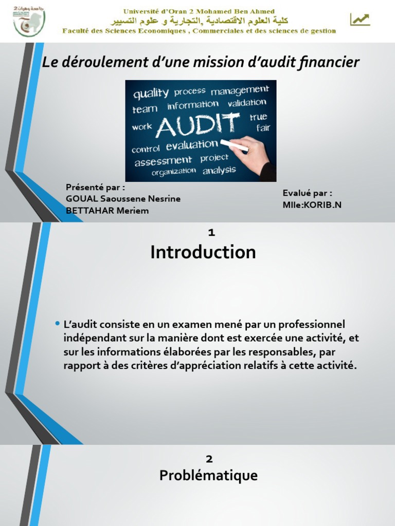 Audit Financier | PDF | Audit | Audit financier