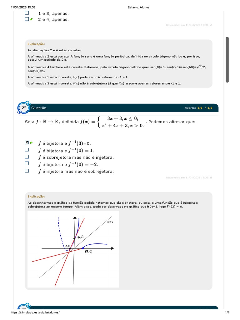Matematica Instrumental | PDF | Função (Matemática) | Matemática elementar